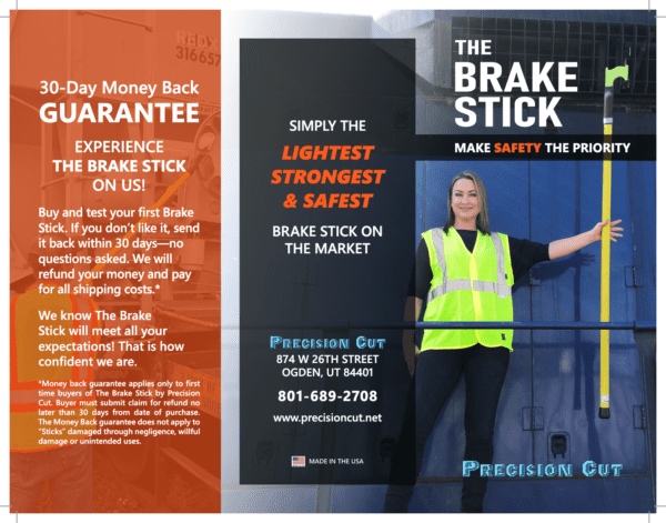 Brake Stick - Ultra Light Railroad Brake Stick | Precision Cut